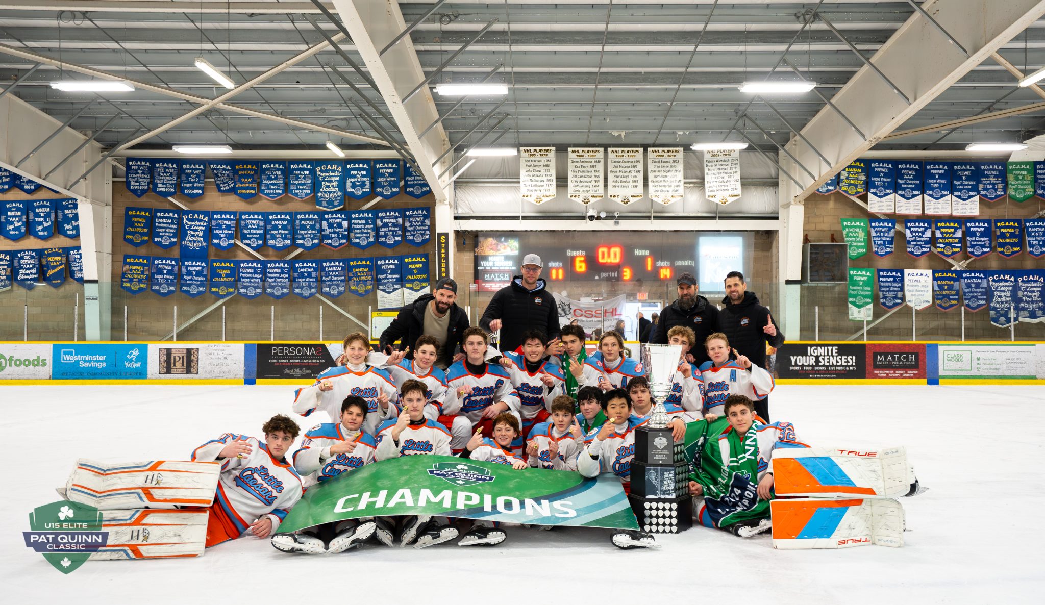 Teams from Detroit and North Vancouver take titles at Pat Quinn Classic ...
