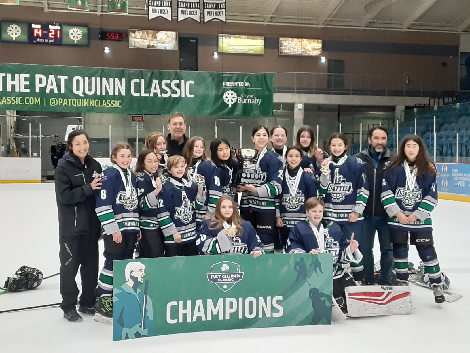 Seattle takes gold in U13 female elite division at 2022 Pat Quinn ...